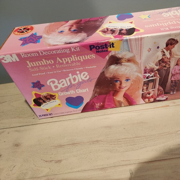 Barbie | Toys | Vintage 993 Barbie For Girls Growth Chart Nib | Poshmark